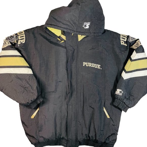 90s Starter Purdue Boilermakers Pullover Jacket - admin.trendforce.com